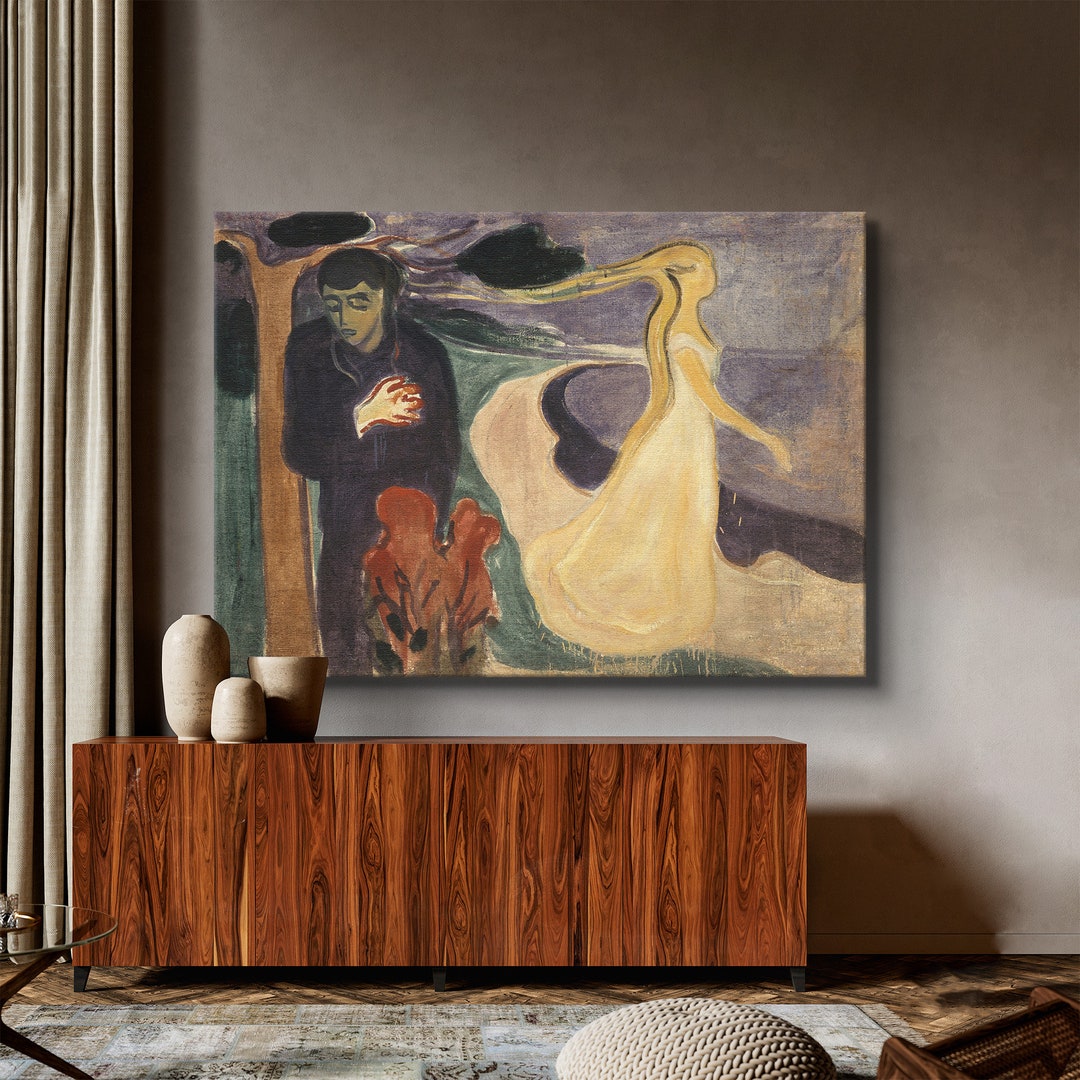 Edvard Munch Separation Canvas/poster Art Reproduction Munch - Etsy