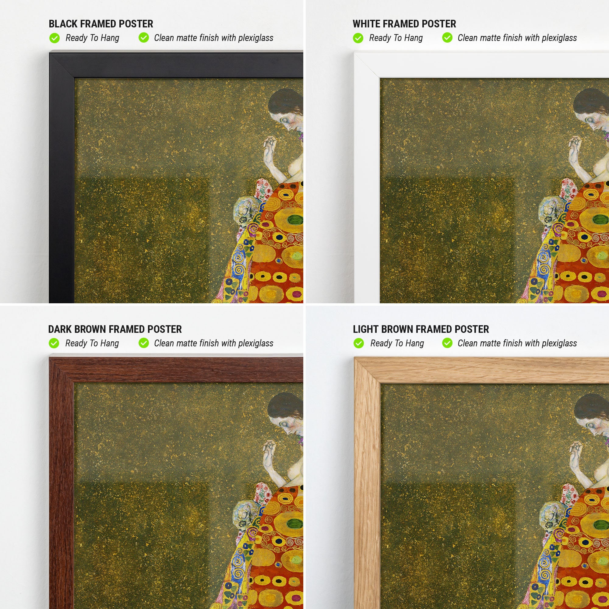 Hope II Wall Art: Gustav Klimt Reproduction - Canvas or Poster - Etsy