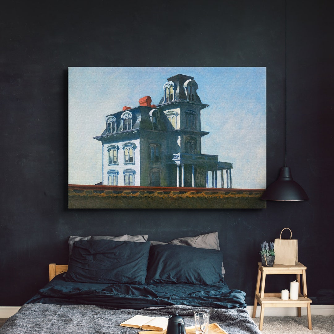 Edward Hopper House by the Railroad Canvas/poster Art Reproduction ...