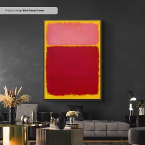 Mark Rothko No. 17 Canvas/poster Art Reproduction, Rothko Reproduction ...