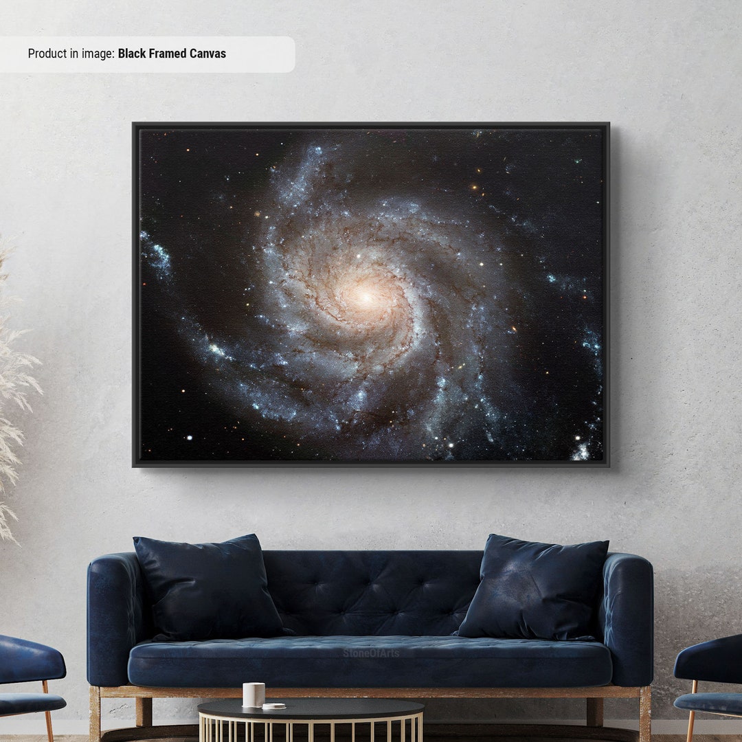Pinwheel Galaxy Canvas/poster Art, NASA Hubble Space Telescope, Space ...