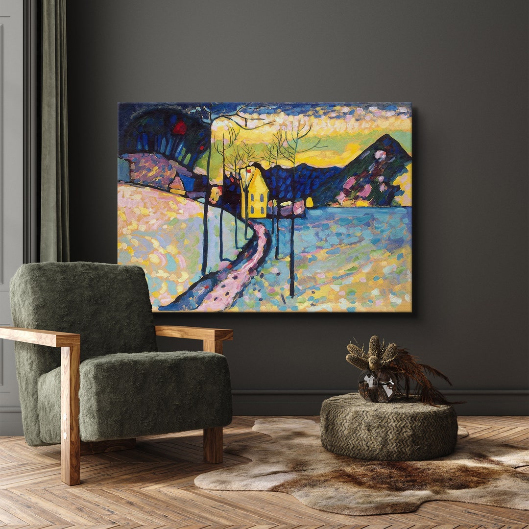 Wassily Kandinsky Winter Landscape Canvas/poster Art Reproduction ...