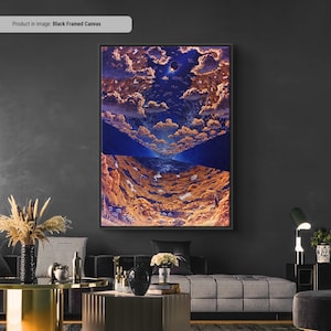 NASA O Neill Cylinder I Canvas/poster Art, Science Fiction Wall Art ...