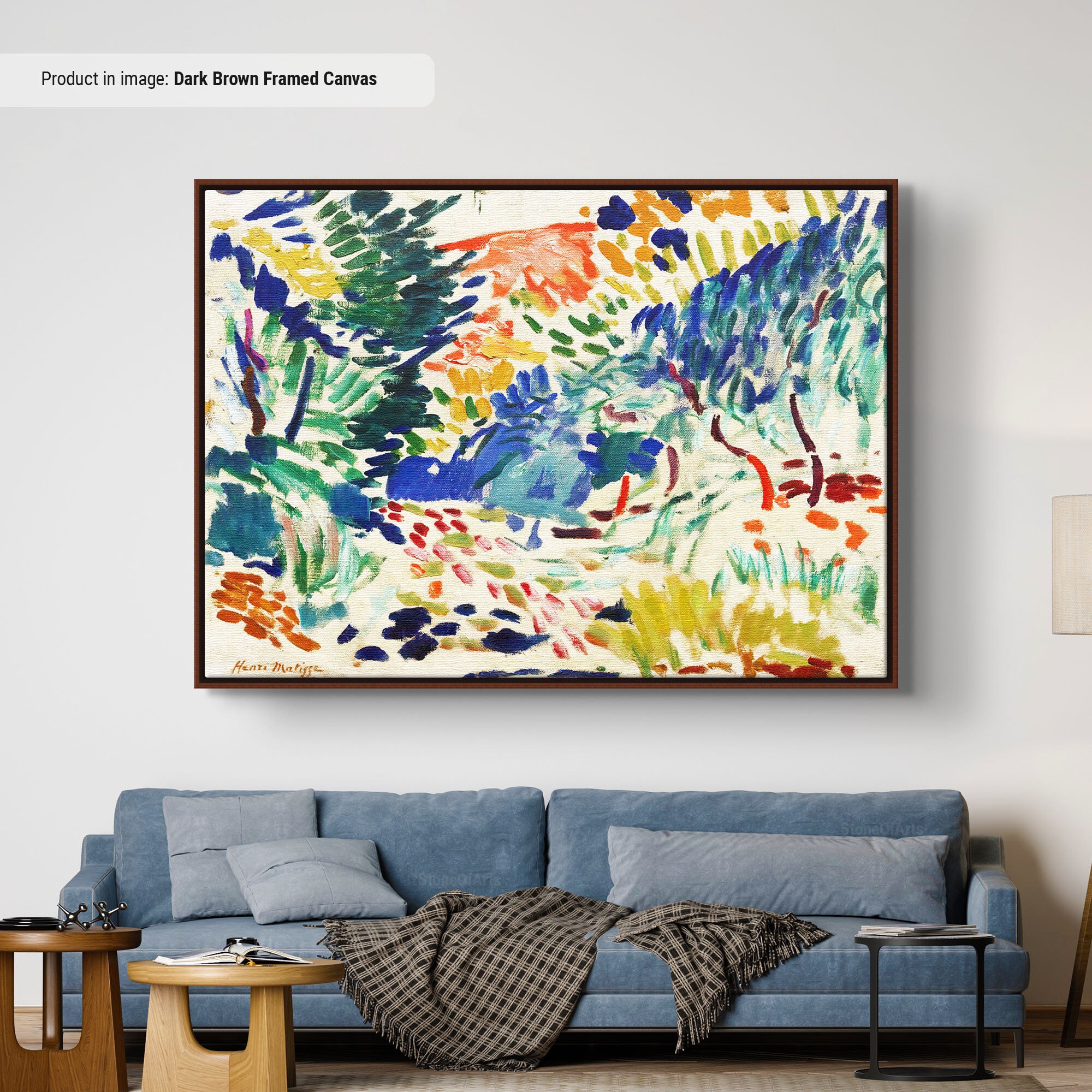 Henri Matisse Landscape at Collioure, Abstract Expressionism Art Print ...