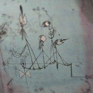 Paul Klee Twittering Machine Canvas/poster Art Reproduction, Abstract ...