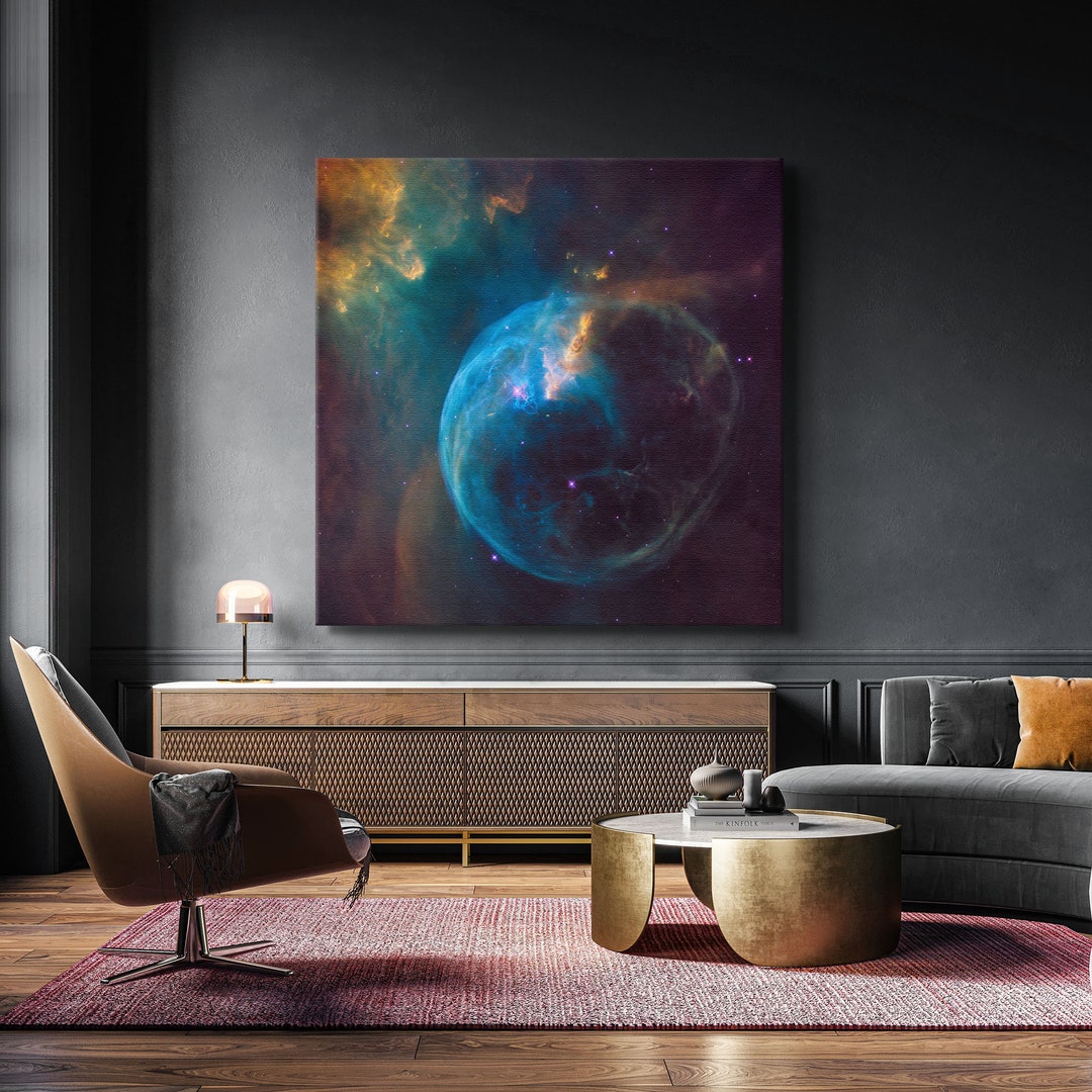 The Bubble Nebula Canvas/poster Art NASA Hubble Space - Etsy