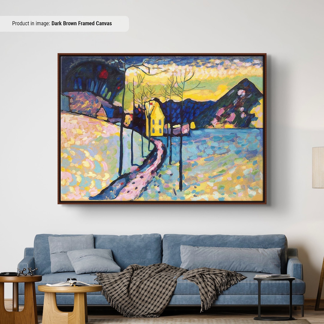 Wassily Kandinsky Winter Landscape Canvas/poster Art Reproduction ...