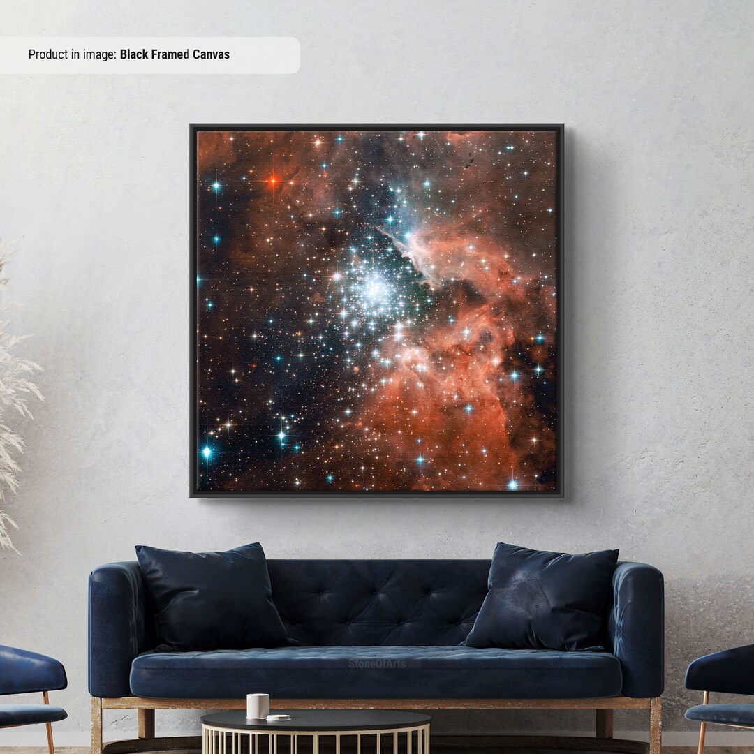 Extreme Star Cluster Canvas/poster Art, NASA Hubble Space Telescope ...