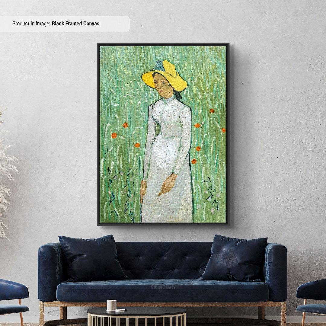 Vincent Van Gogh Girl in White Canvas/poster Art Reproduction ...