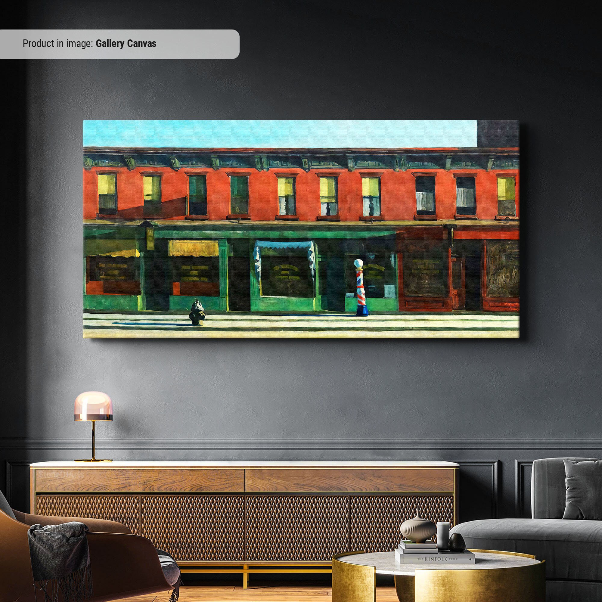 Edward Hopper Early Sunday Morning Canvas Print, Modern Art ...