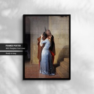 Francesco Hayez the Kiss Canvas/poster Art Reproduction Hayez - Etsy