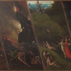 Hieronymus Bosch Visions of the Hereafter Polyptych Canvas/poster Art ...