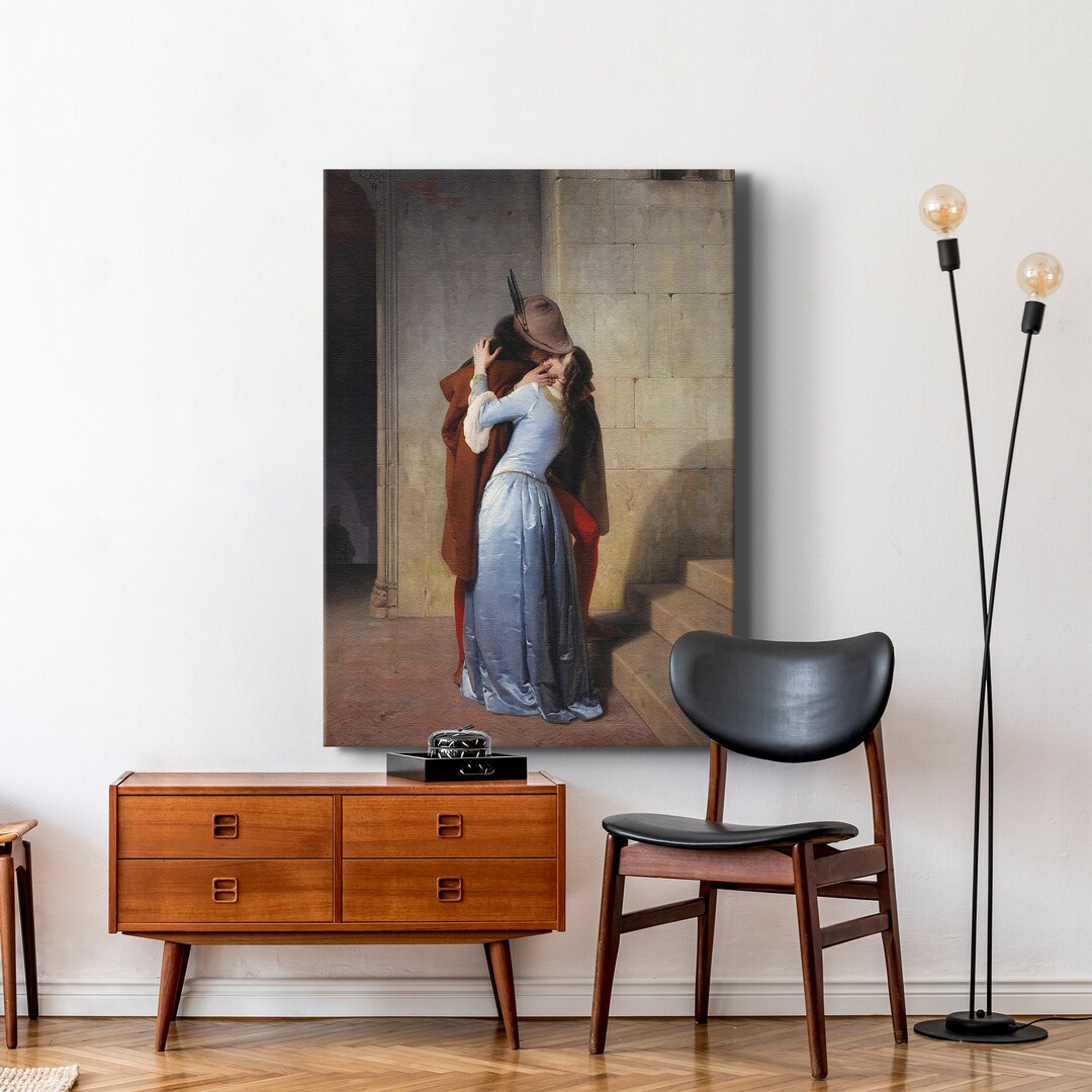 Francesco Hayez the Kiss Canvas/poster Art Reproduction Hayez - Etsy