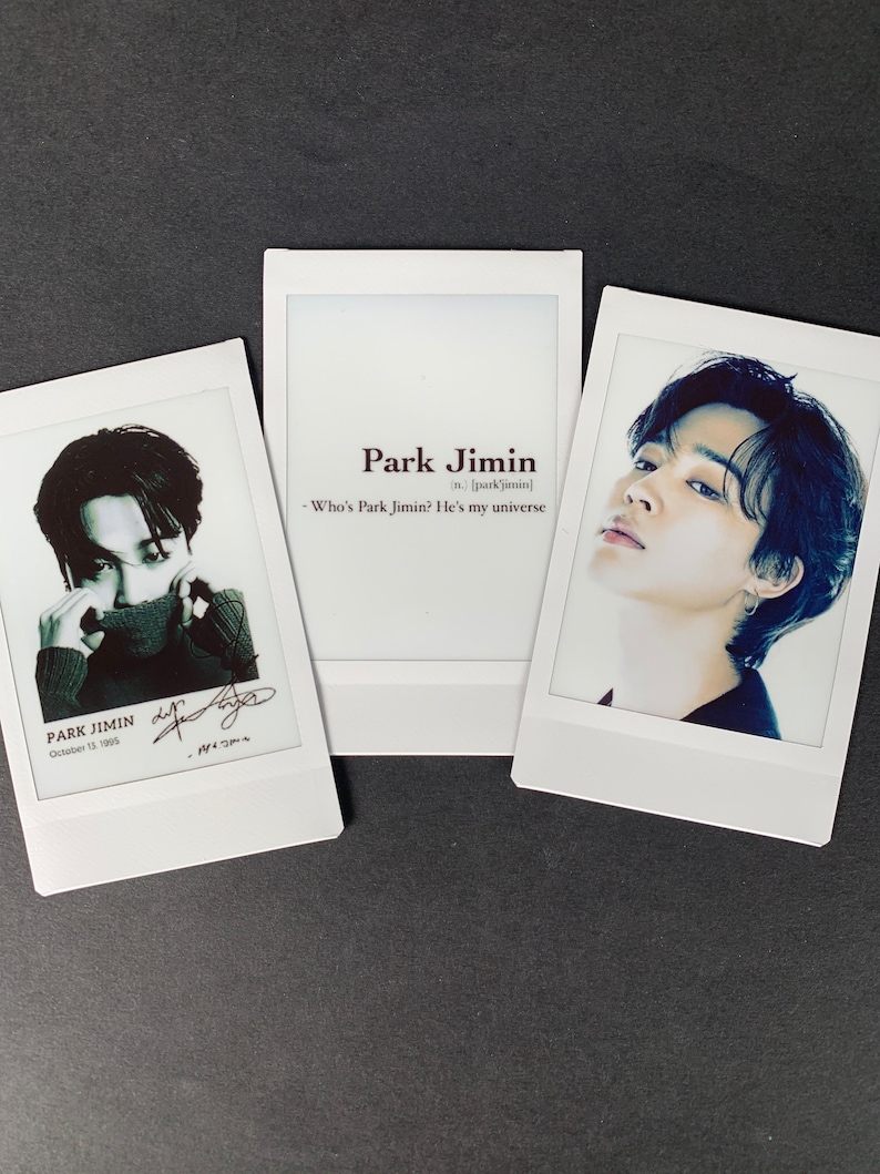 BTS Jimin - 3 Set - Etsy