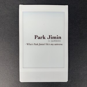 BTS Jimin - 3 Set - Etsy