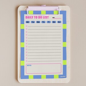 Daily to Do List Printable, Daily Task List, Instant Download PDF ...