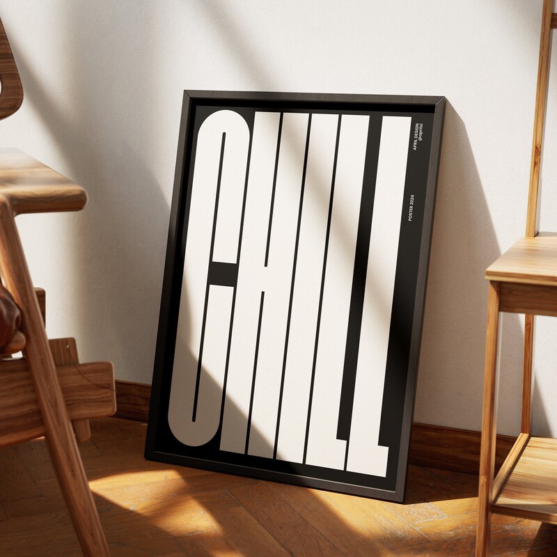 Chill Print - Etsy