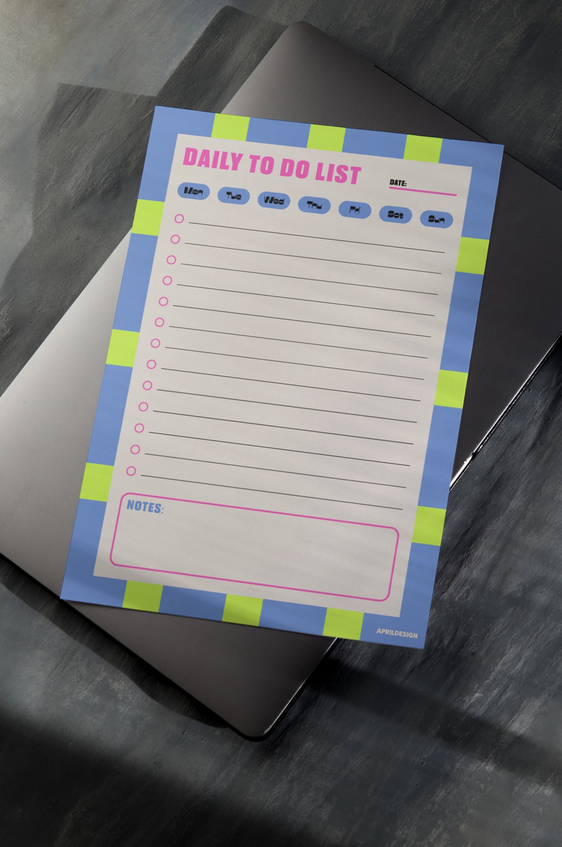 Daily to Do List Printable Daily Task List Instant Download - Etsy