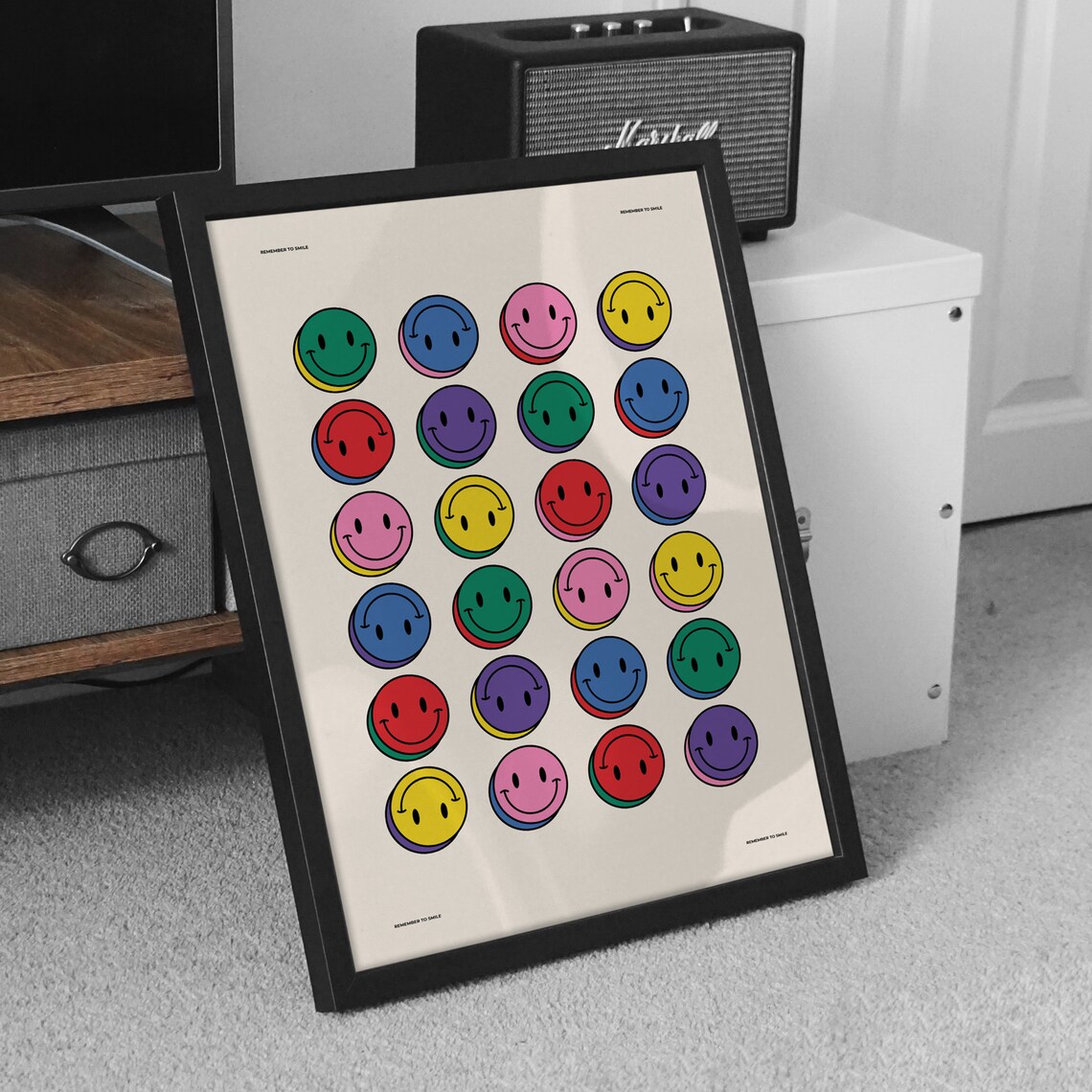 Smile Wall Print, Downloadable Prints, Printable Art, Downloadable Art ...