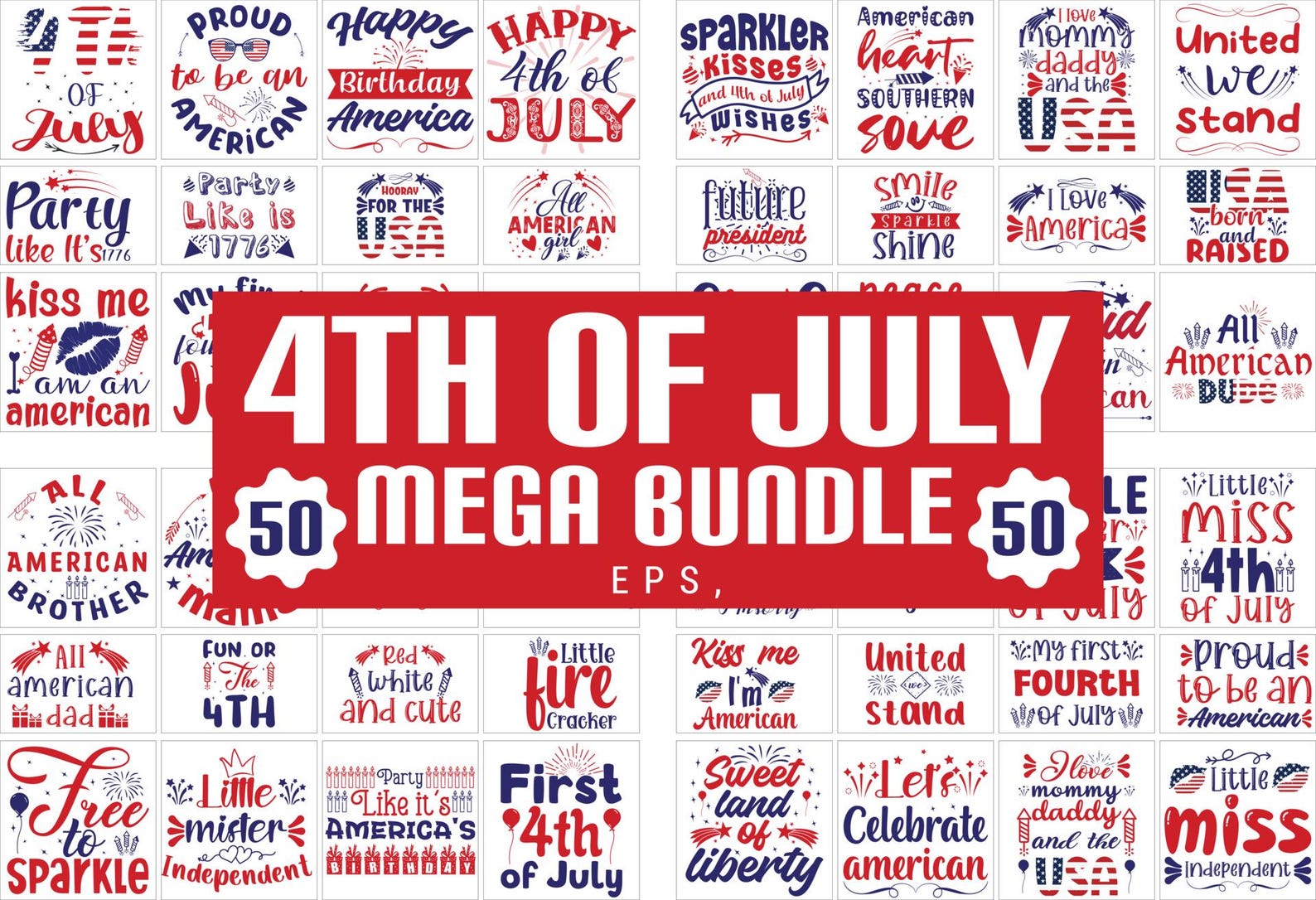 4th of July SVG Bundle, 4th July SVG BUNDLE, Independence Day Svg ...