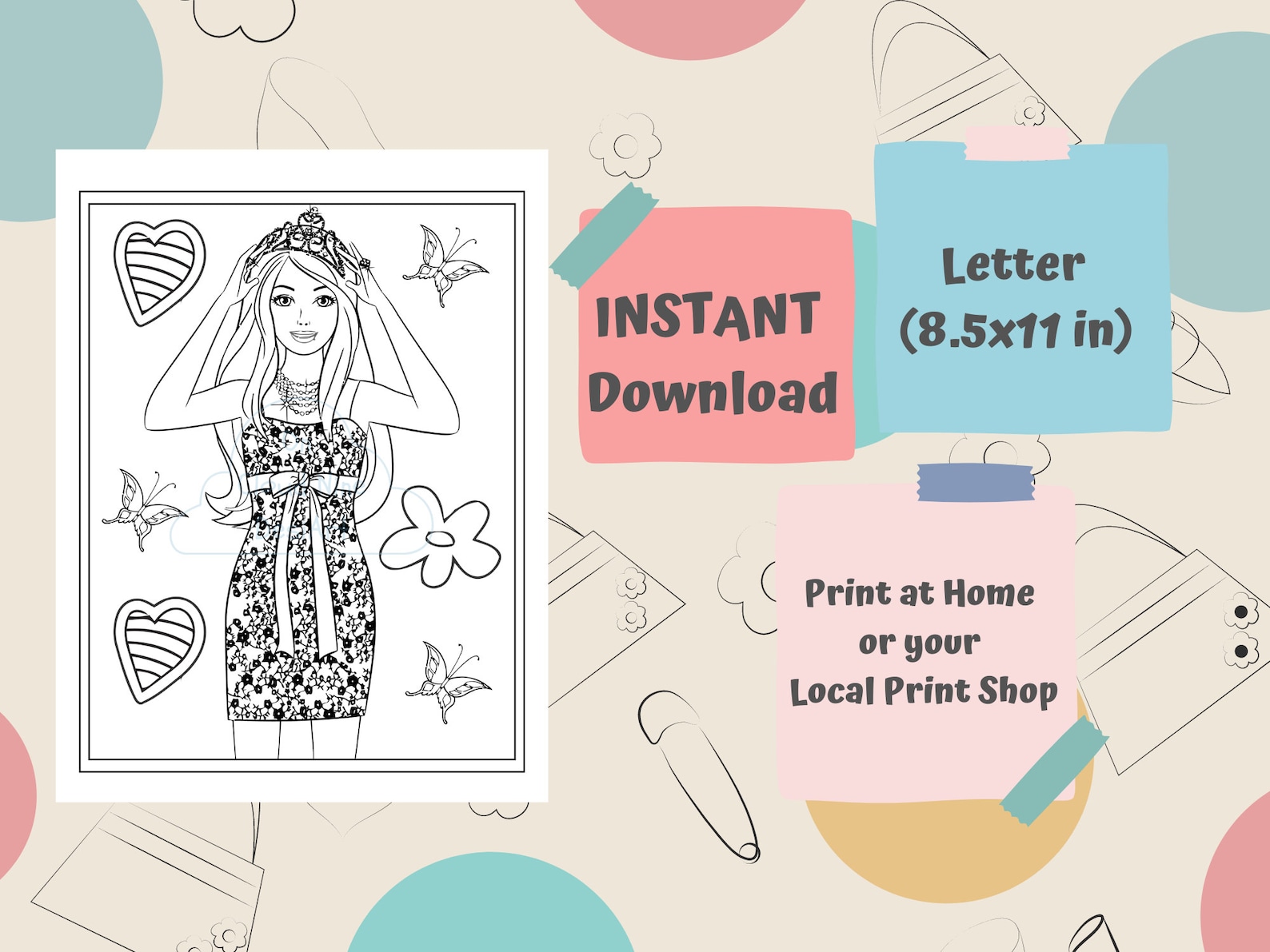 Fashion Girls Coloring Sheets, Fashion Girl Coloring Book for Kids ...