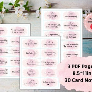 Lunch Box Notes Girls, Printable Lunchbox Notes Kids, Pink Minimalist ...