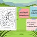 Rabbit Coloring Pages, Bunny Coloring Book for Kids, Rabbit Cute ...