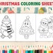 Printable Christmas Coloring Pages for Kids, Holiday Coloring Activity ...