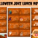 Halloween Lunchbox Notes for Kids, Printable Halloween Lunchbox Jokes ...