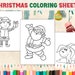Printable Christmas Coloring Pages for Kids, Holiday Coloring Activity ...