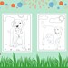 Puppy Coloring Pages, Cute Puppy Coloring Book for Kids, Doggies ...