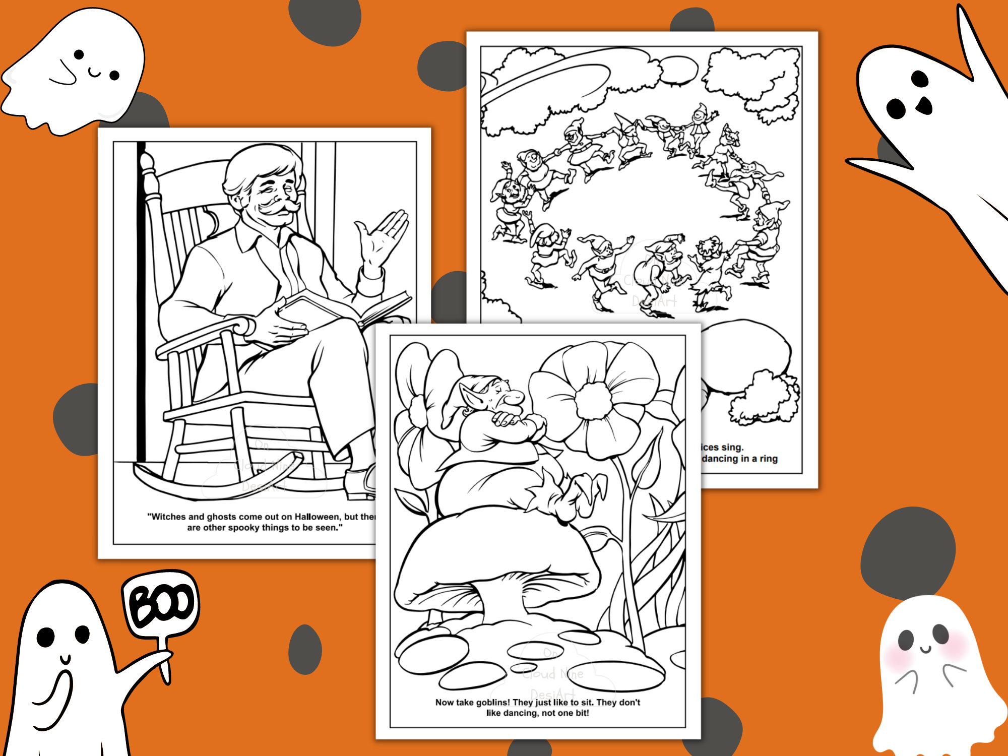 Halloween Coloring Pages, Kids Halloween Coloring Pages, Halloween ...