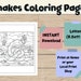 Snakes Coloring Pages, Snakes Coloring Book for Kids, Snakes Printable ...