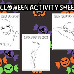 Halloween Activity Book Bundle, Printable Halloween Games for Kids ...