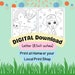 Puppy Coloring Pages, Cute Puppy Coloring Book for Kids, Doggies ...