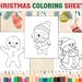 Printable Christmas Coloring Pages for Kids, Holiday Coloring Activity ...