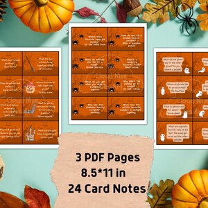 Halloween Lunchbox Notes for Kids, Printable Halloween Lunchbox Jokes ...