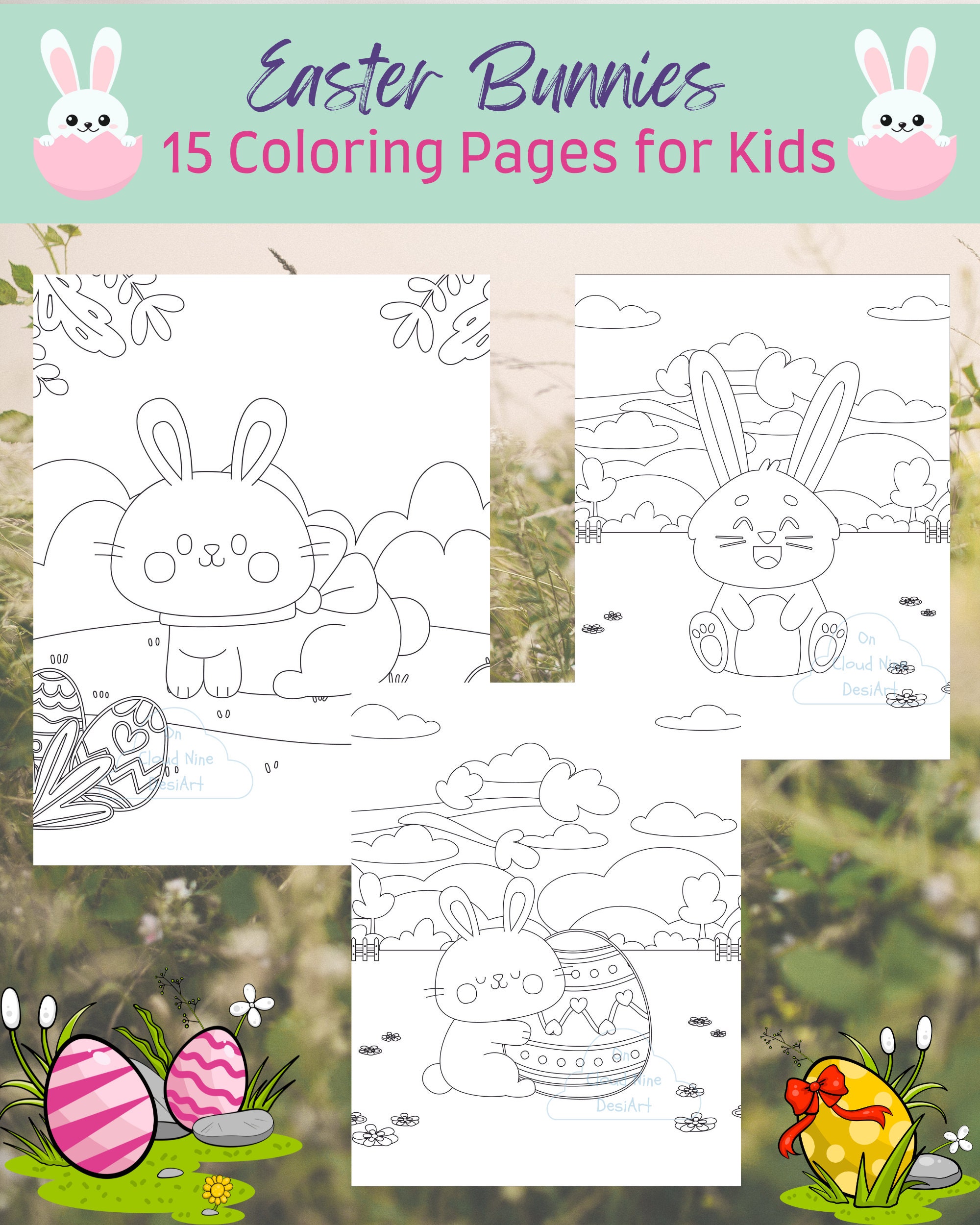 Easter Coloring Pages, Easter Printable Coloring Pages, Easter Kids ...