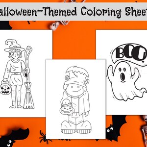 Halloween Coloring Pages, Spooky Coloring for Kids, Halloween ...