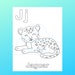 ABC Coloring Pages, Alphabet Animals Coloring Book, Printable Coloring ...