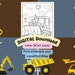 Construction Trucks Coloring Pages, Heavy Equipment Coloring Book Boys ...