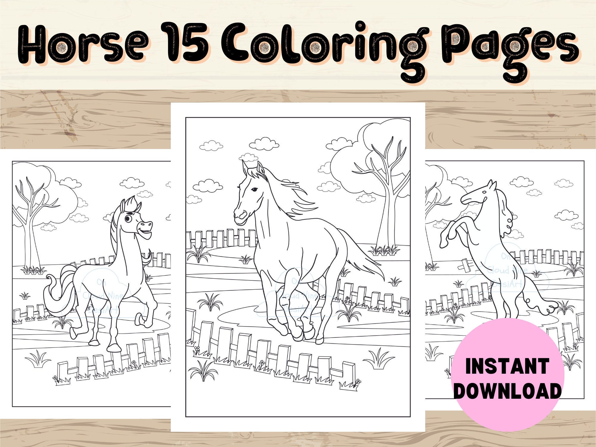 Free Printable Horse Coloring Pages
