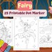 Fairy Dot Marker Pages for Kids, Dot to Dot Coloring Pages, Magical ...