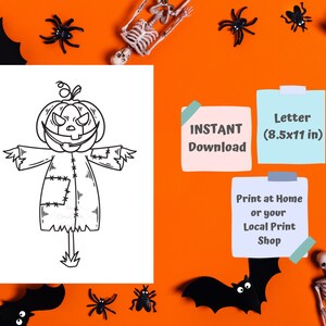 Halloween Coloring Pages, Spooky Coloring for Kids, Halloween ...