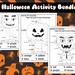 Halloween Activity Book Bundle Sheets, Halloween Indoor Fun Games for ...