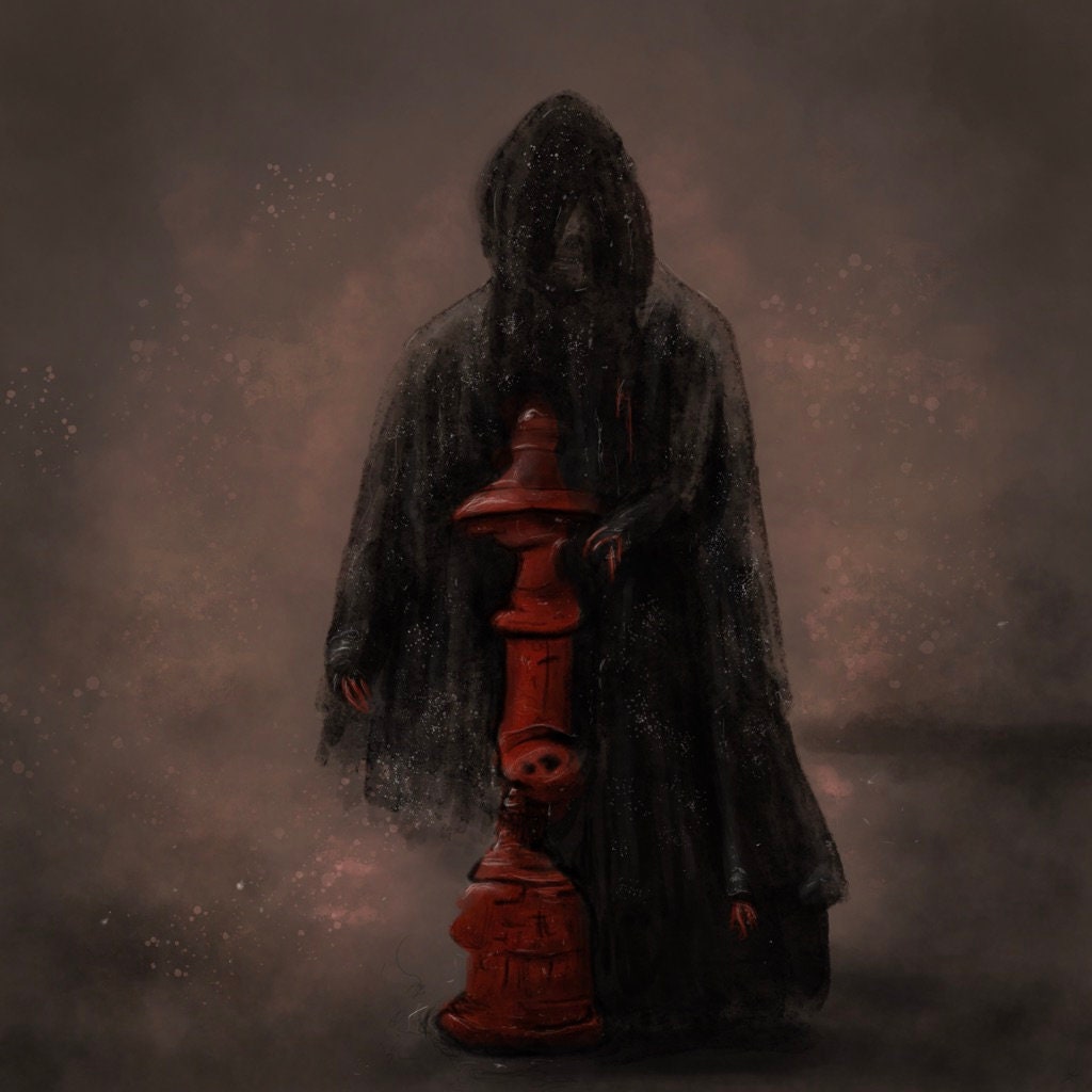 Print Artwork Concept Three Handed Ghost - Etsy