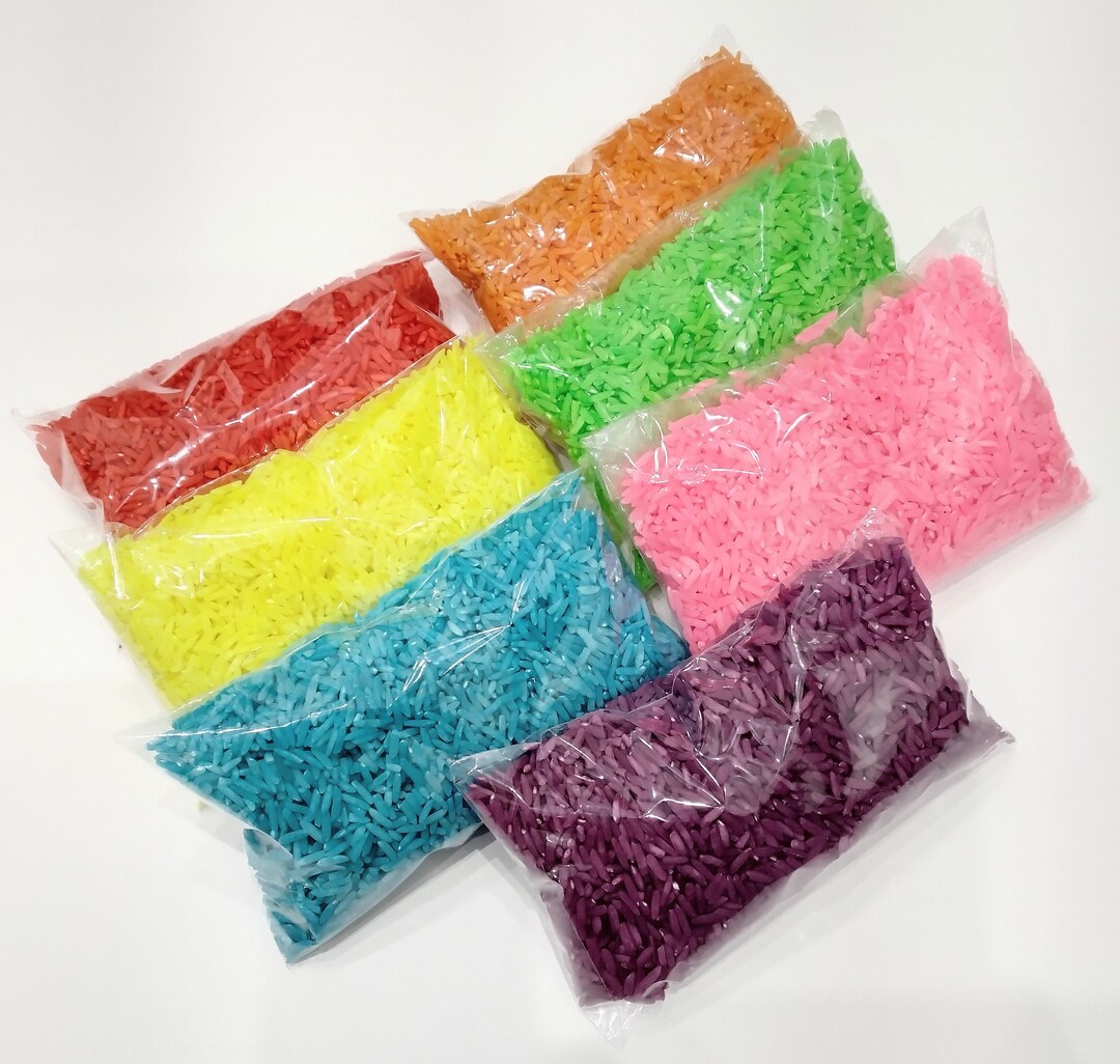 7 Coloured Rice Rangoli Colours Pack of 7 Vibrant Colours - Etsy