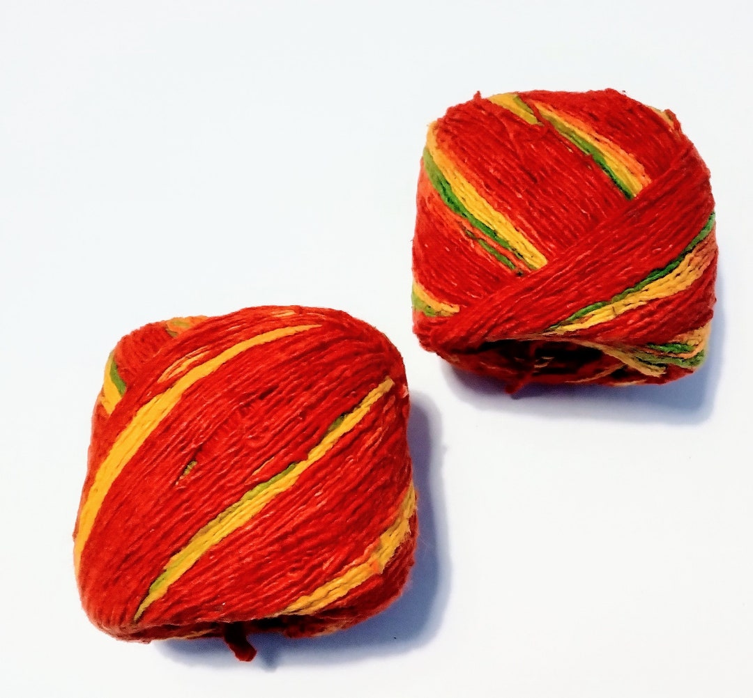 2 X Red Cotton Mauli Thread Balls Indian Punjabi Weddings Ganey Red ...