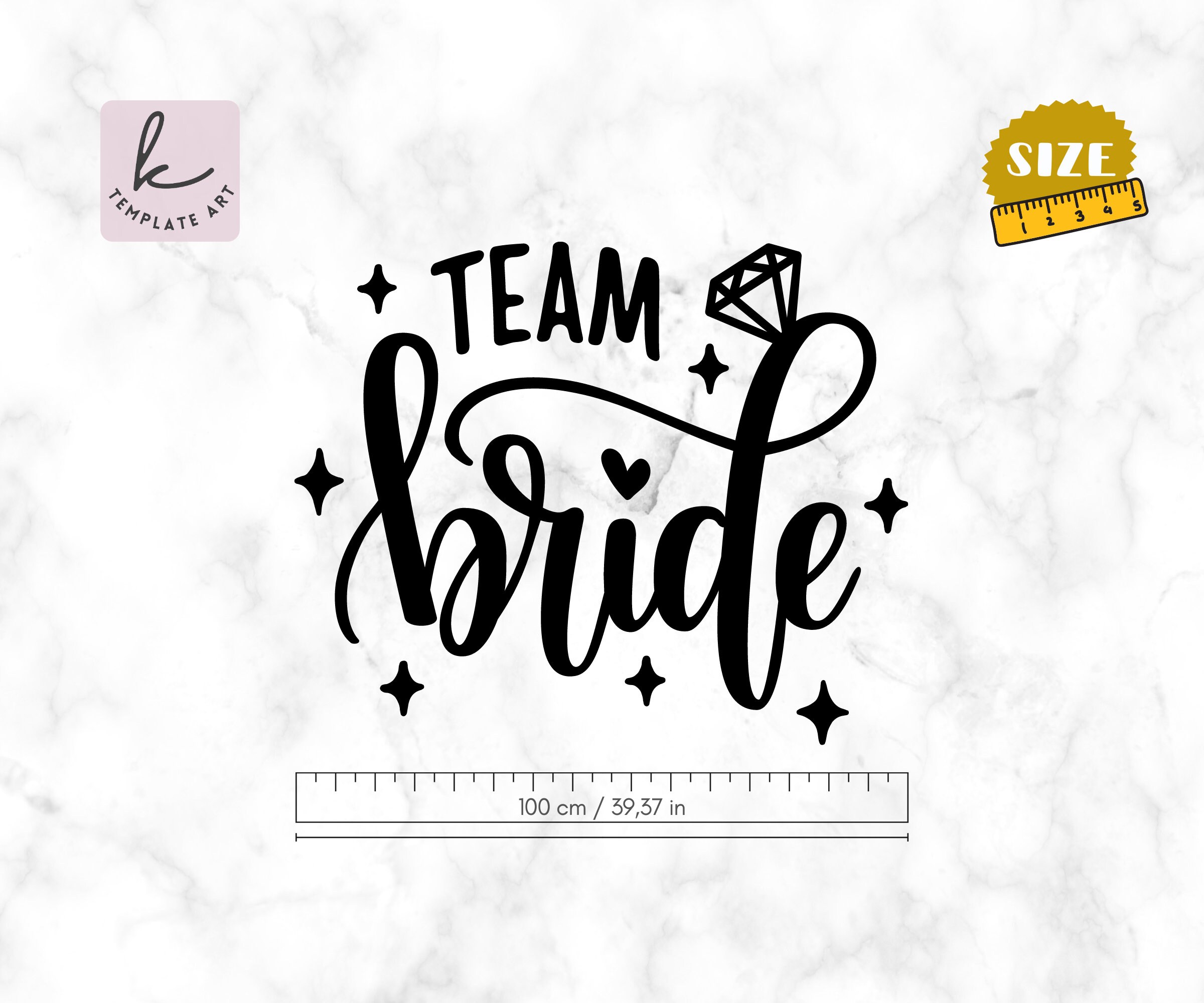Team Bride Svg Bride Svg Wedding Svg Bridesmaid Svg - Etsy