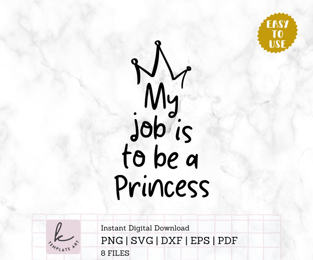 Princess Shirt Quote SVG, PNG, Cricut Cut File (digital Download) - Etsy